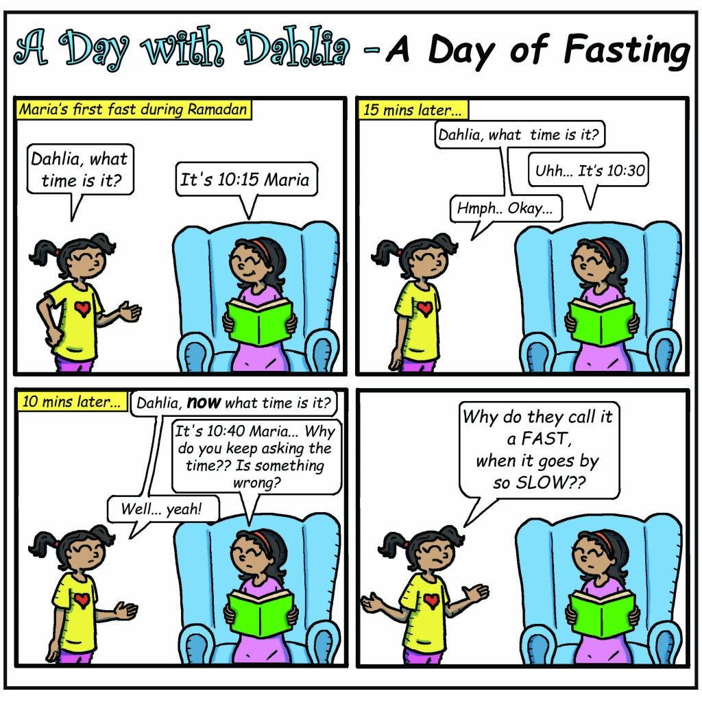 Copy of Dahlia Comic – A Day of Fasting – Hiba | Islamic Books ...