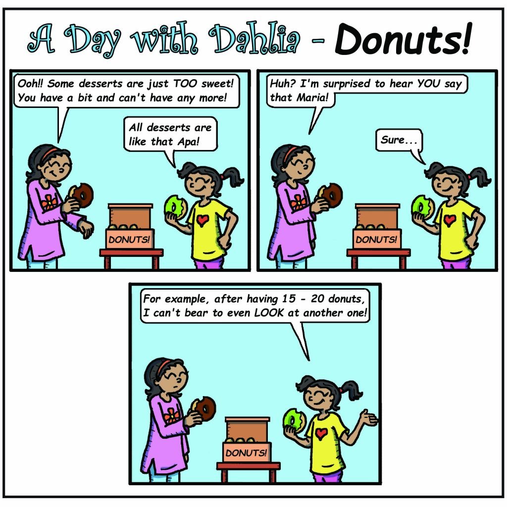 Copy of Dahlia Comic – Donuts – Hiba | Islamic Books & Accessories